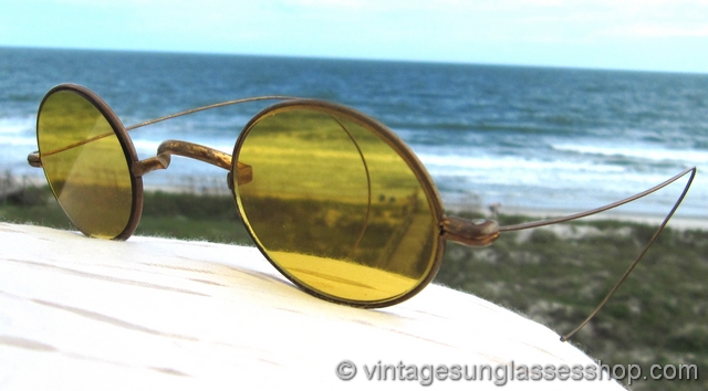 Antique Sunglasses and Eyeglasses c 1850s - 1930s