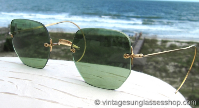 Antique Sunglasses and Eyeglasses c 1850s thru 1930s