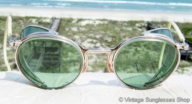 Bausch & Lomb and American Optical Ful Vue Steampunk Goggles