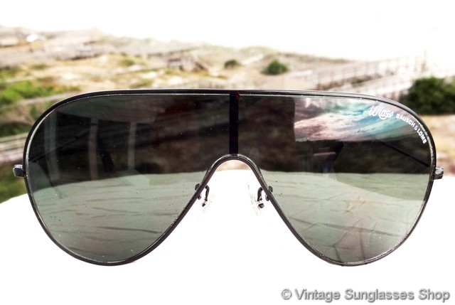 Ray-Ban Wings Black Chrome G-15 Sunglasses