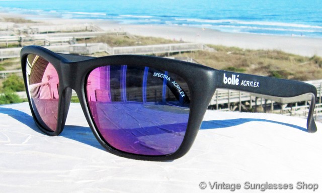 Bolle 527 Spectra Acrylex Blue Mirror Sunglasses