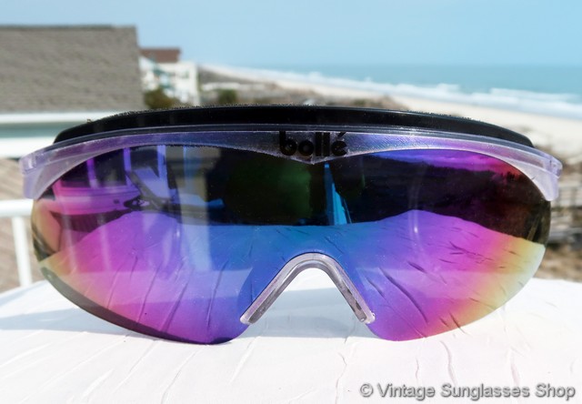Bolle Edge II Blue Mirror Ski Sunglasses