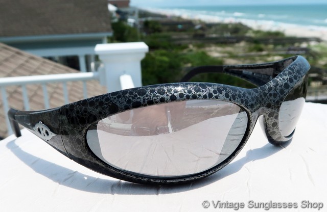 Killer Loop K0390 Afterburn Mottled Black Mirrored Sunglasses