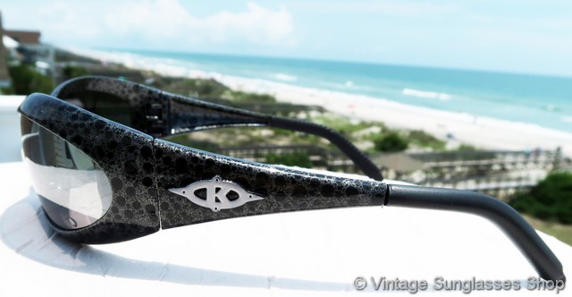 Killer Loop K0390 Afterburn Mottled Black Mirrored Sunglasses