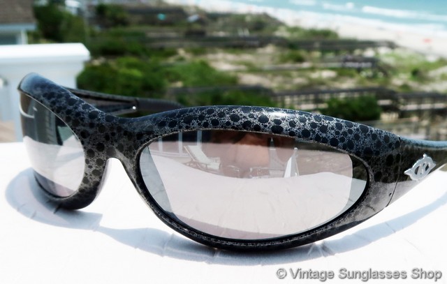 Killer Loop K0390 Afterburn Mottled Black Mirrored Sunglasses