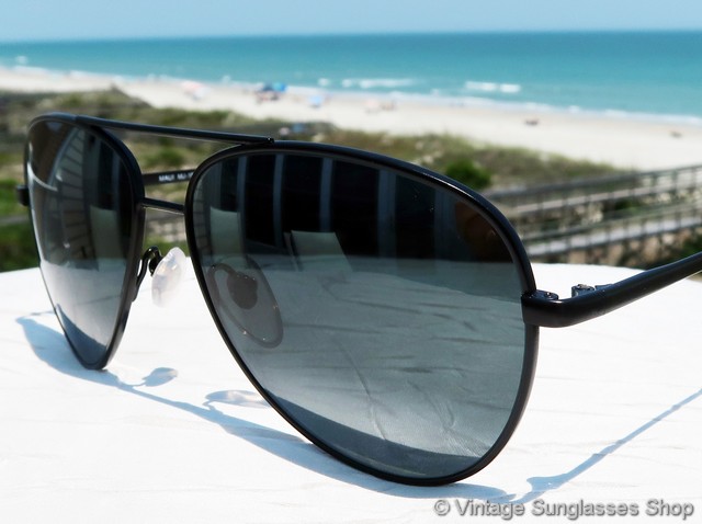 Maui Jim MJ-199 Metal Aviator Double Gradient Mirror Sunglasses