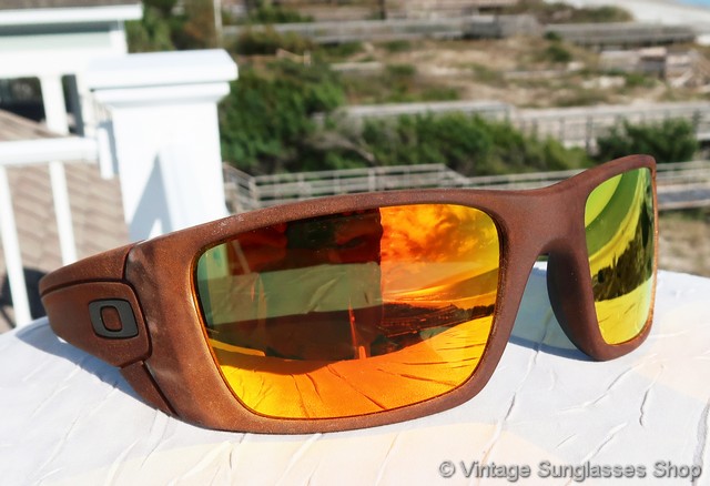 Oakley Fuel Cell Rust Decay Fire Iridium Fallout Collection Sunglasses