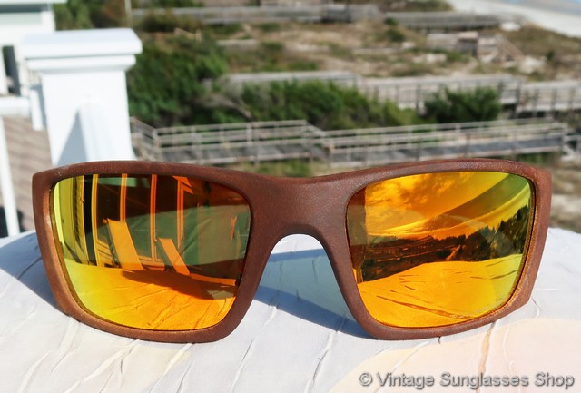 Oakley Fuel Cell Rust Decay Fire Iridium Fallout Collection Sunglasses
