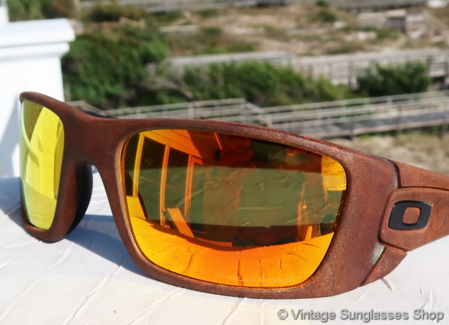 Oakley Fuel Cell Rust Decay Fire Iridium Fallout Collection Sunglasses