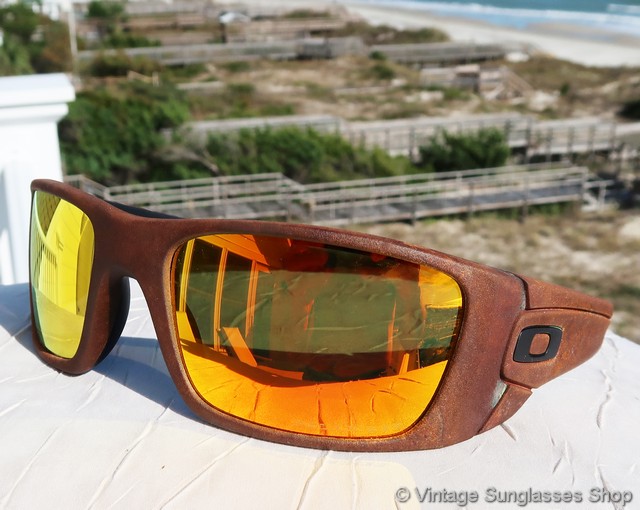 Oakley Fuel Cell Rust Decay Fire Iridium Fallout Collection Sunglasses