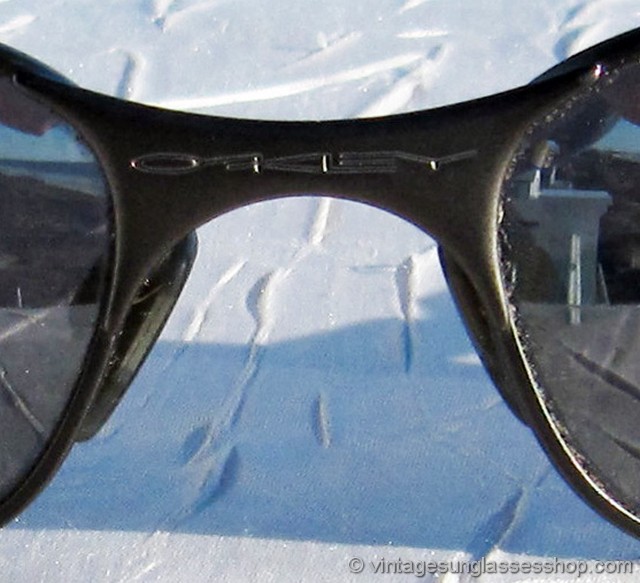 Oakley A Wire Steel Gray Chrome Iridium Sunglasses