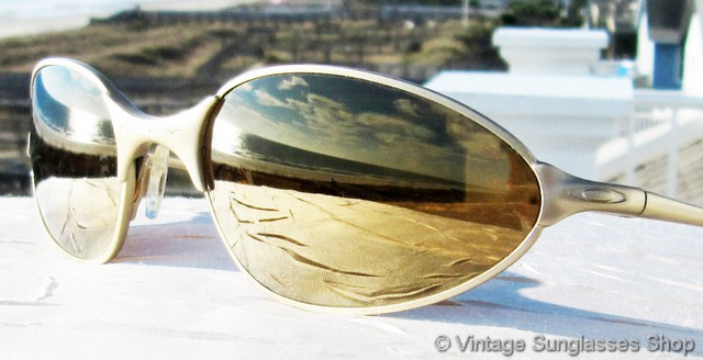Oakley C Wire Matte Gold Gold Iridium Sunglasses