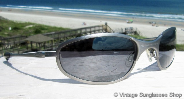 Oakley A Wire Thick Wire Black Iridium Sunglasses