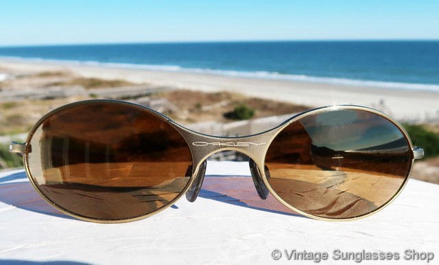 Oakley E-Wire 2nd Generation Gold Iridium Sunglasses