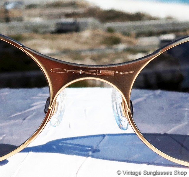 Oakley E Wire Gold Black Iridium Sunglasses