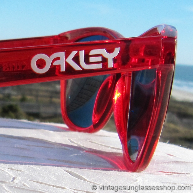 Oakley Frogskins Acid Red Ruby Iridium Sunglasses