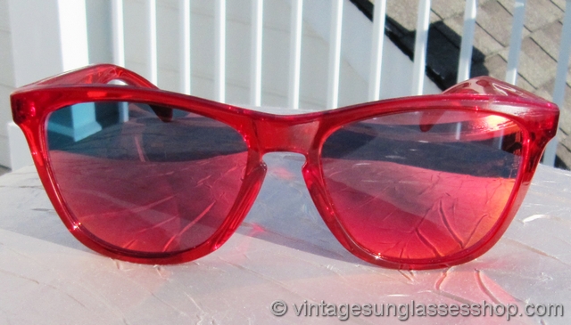 Oakley Frogskins Acid Red Ruby Iridium Sunglasses