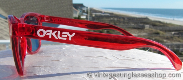 Oakley Frogskins Acid Red Ruby Iridium Sunglasses