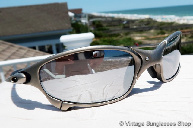 Oakley Juliet Plasma Chrome Iridium Polarized Sunglasses