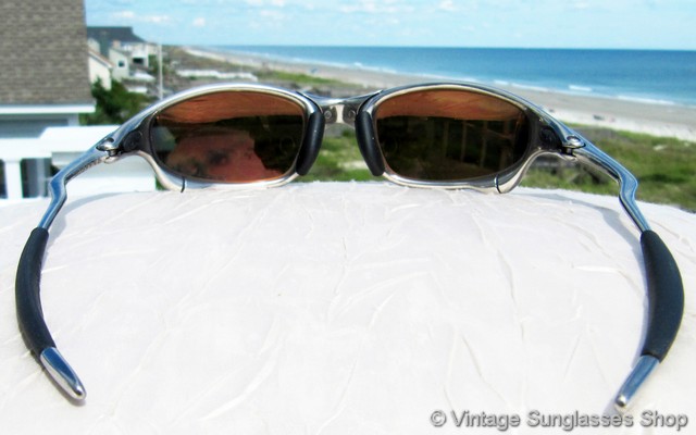 Oakley Juliet Polished Fire Iridium Polarized Sunglasses