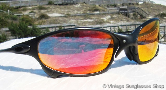 Oakley Juliet Carbon Ruby Iridium Sunglasses
