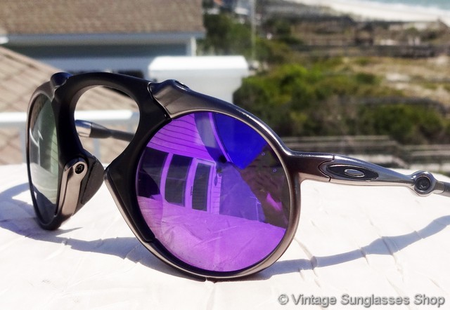 Oakley Madman X Metal Plasma Violet Iridium Sunglasses