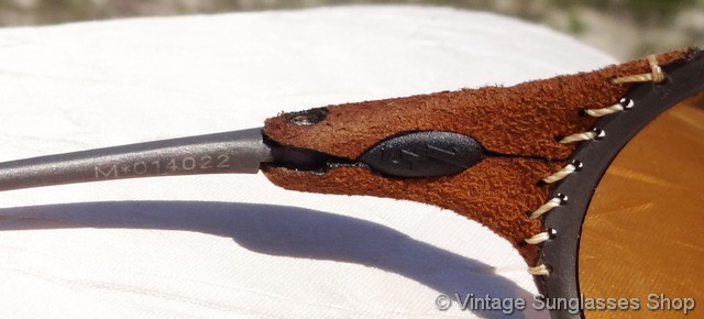 Oakley Mars Leather Michael Jordan Gold Iridium Sunglasses