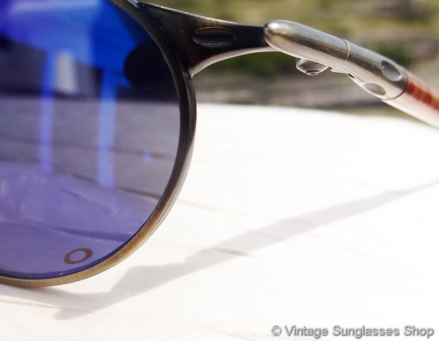 Oakley OO Jordan E Wire Black Powder Blue Iridium Sunglasses