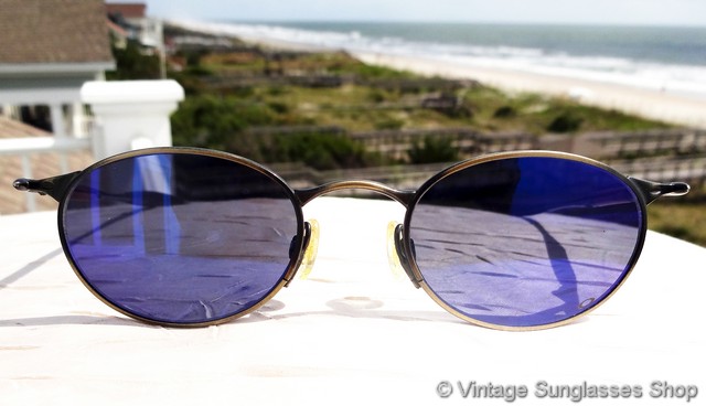 Oakley OO Jordan E Wire Black Powder Blue Iridium Sunglasses