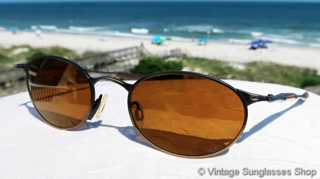 Oakley OO Jordan E Wire Gold Oxide Gold Iridium Sunglasses