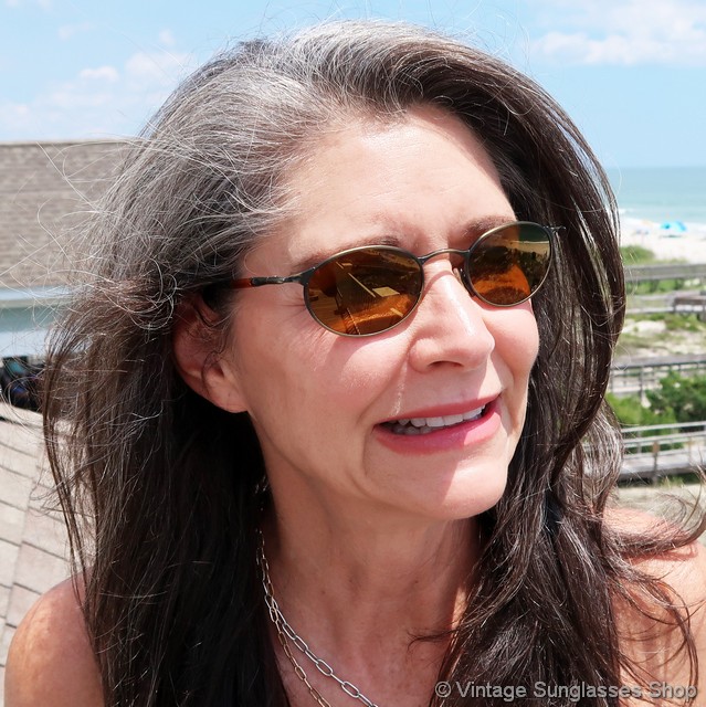 Oakley OO Jordan E Wire Gold Oxide Gold Iridium Sunglasses