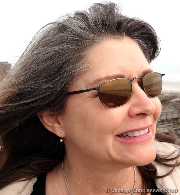 Oakley OO Jordan Square Wire Gold Iridium Sunglasses