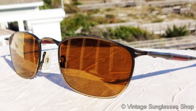 Oakley OO Jordan Square Wire Gold Iridium Sunglasses