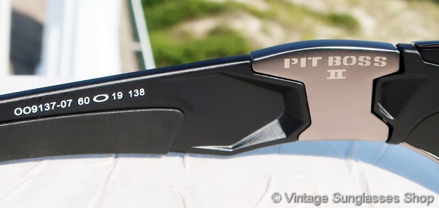 Oakley 009137-07 Pit Boss II Black Iridium Sunglasses