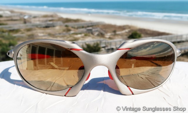 Oakley Romeo 1.0 Titanium Gold Iridium Sunglasses