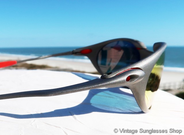 Oakley Romeo 1.0 X Metal Fire Iridium Sunglasses