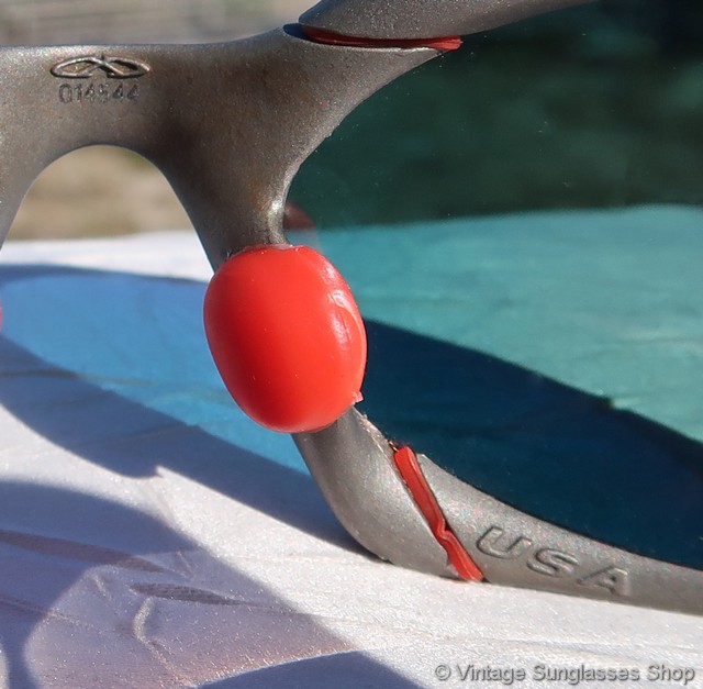 Oakley Romeo 1.0 X Metal Fire Iridium Sunglasses