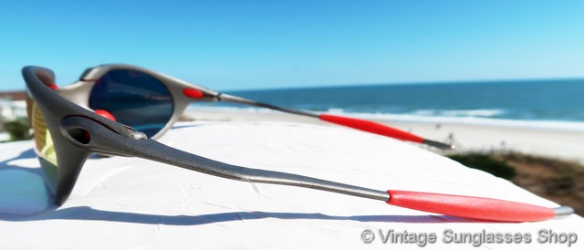 Oakley Romeo 1.0 X Metal Fire Iridium Sunglasses