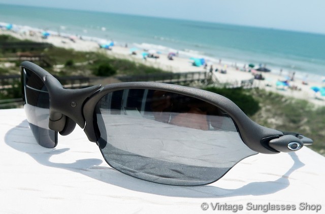 Oakley Romeo 2 X Metal Black Iridium Polarized Sunglasses