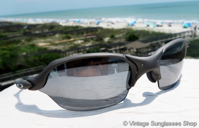 Oakley Romeo 2 X Metal Black Iridium Polarized Sunglasses