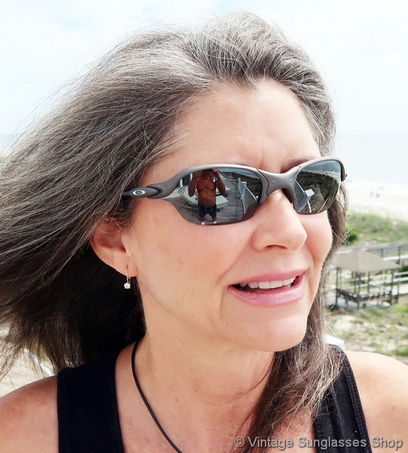 Oakley Romeo 2 X Metal Black Iridium Polarized Sunglasses