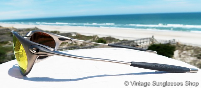 Oakley Romeo X Metal Fire Iridium Sunglasses