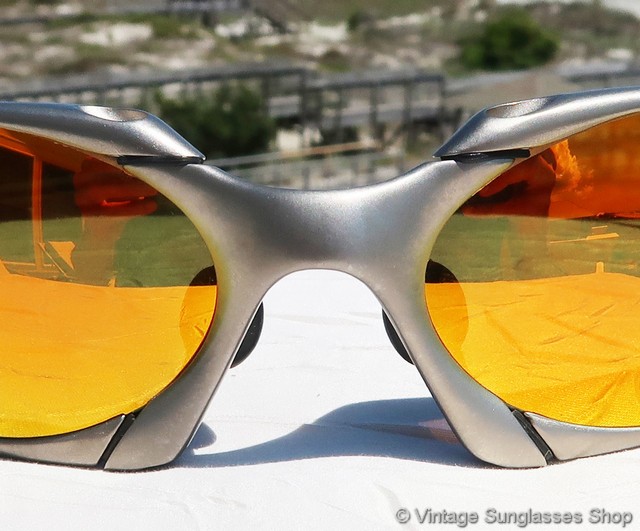 Oakley Romeo X Metal Fire Iridium Sunglasses