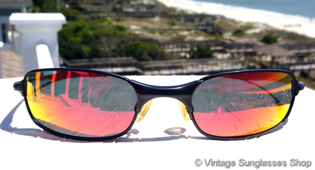 Oakley Square Wire Ducati Ruby Iridium Sunglasses