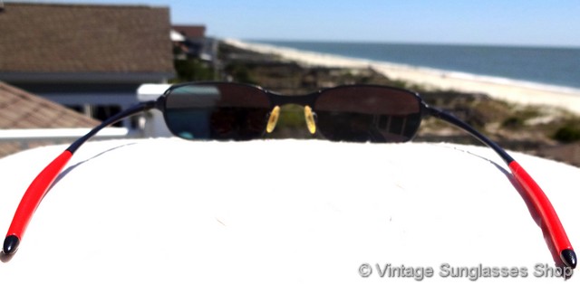 Oakley Square Wire Ducati Ruby Iridium Sunglasses