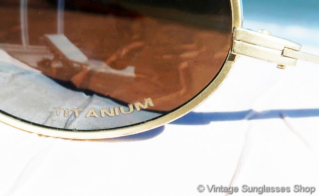 Oakley T Wire Gold Black Iridium Titanium Sunglasses