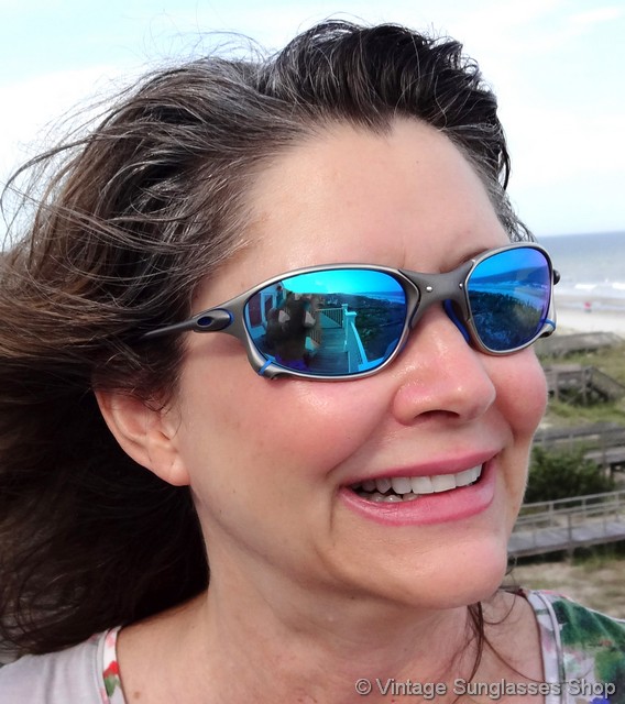 Oakley Juliet TiO2 Ice Iridium Sunglasses