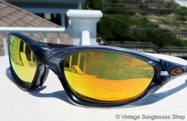 Oakley XX Twenty Translucent Blue Fire Iridium Sunglasses