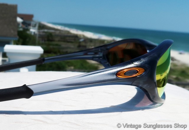 Oakley XX Twenty Translucent Blue Fire Iridium Sunglasses