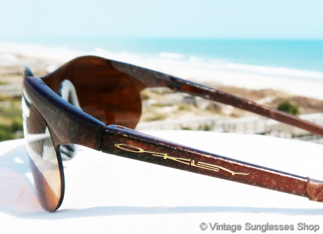 Oakley Zero 0.4 Glitter Gulch Gold Iridium Sunglasses